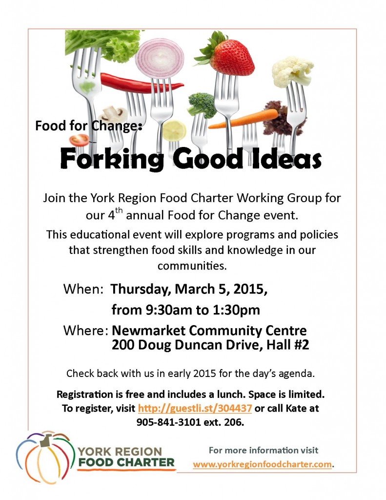 Food for Change event Focuses on Food Literacy - Food and FarmingFood ...